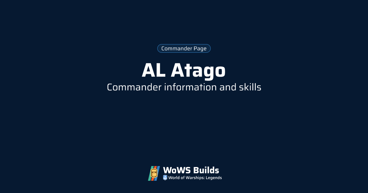 AL Atago - WoWS: Legends | Japanese Cruiser Commander