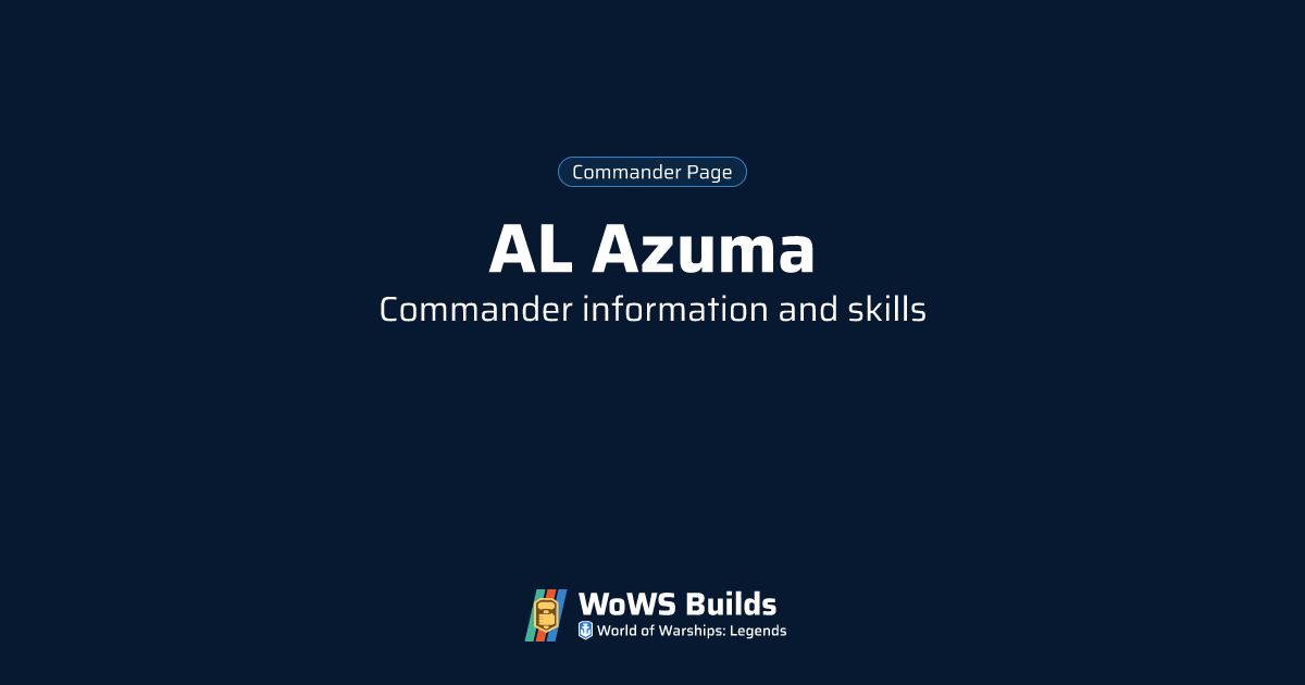AL Azuma - WoWS: Legends | Japanese Cruiser Commander
