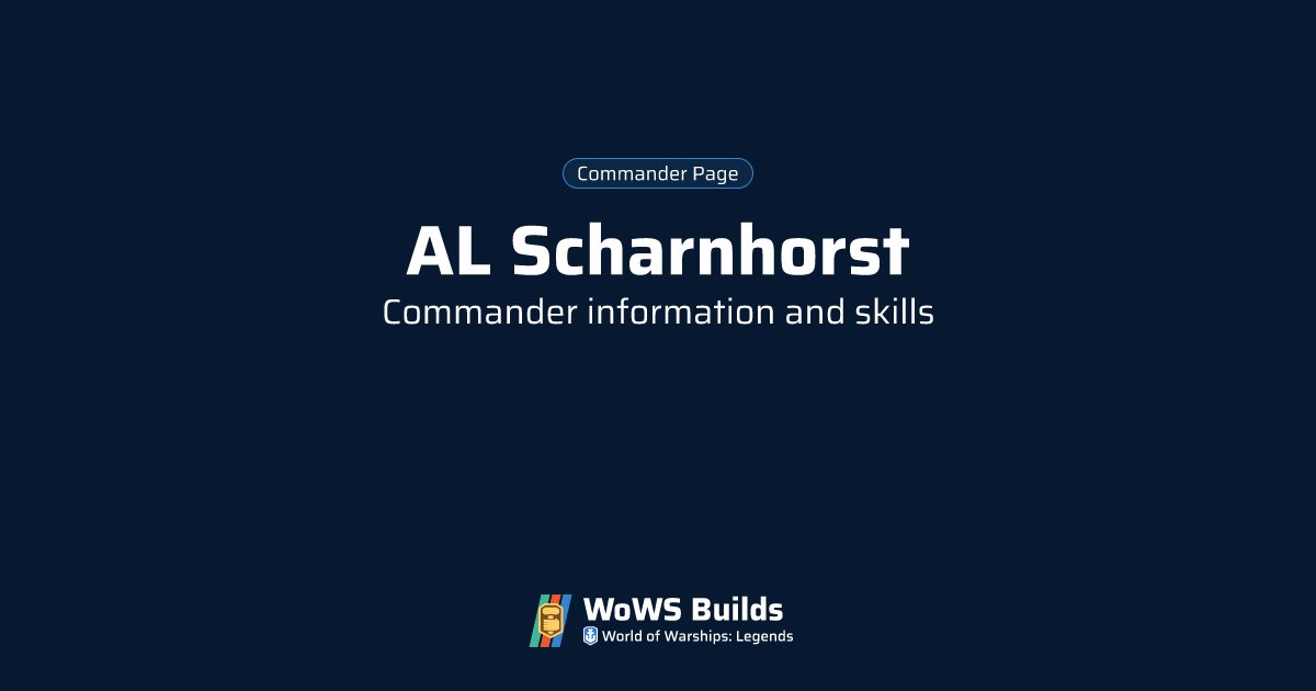 AL Scharnhorst - WoWS: Legends | German Battleship Commander