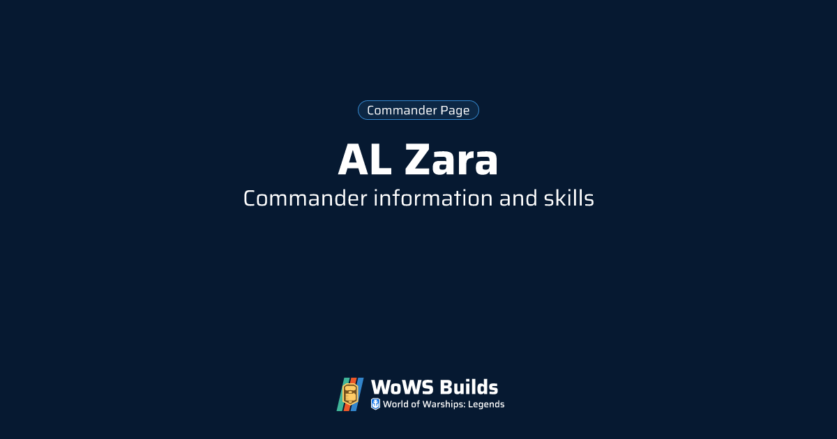 AL Zara - WoWS: Legends | Italian Cruiser Commander
