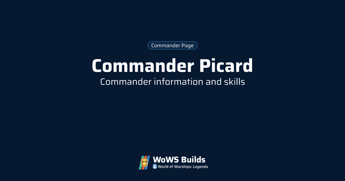 Commander Picard - WoWS: Legends | American Aircraft Carrier Commander