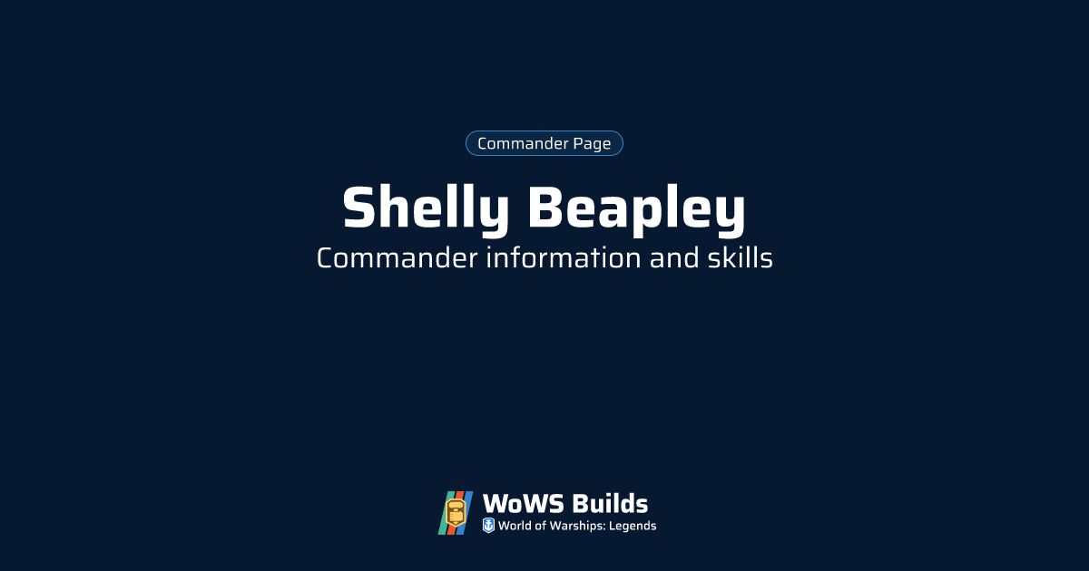 Shelly Beapley - WoWS: Legends | American Cruiser Commander
