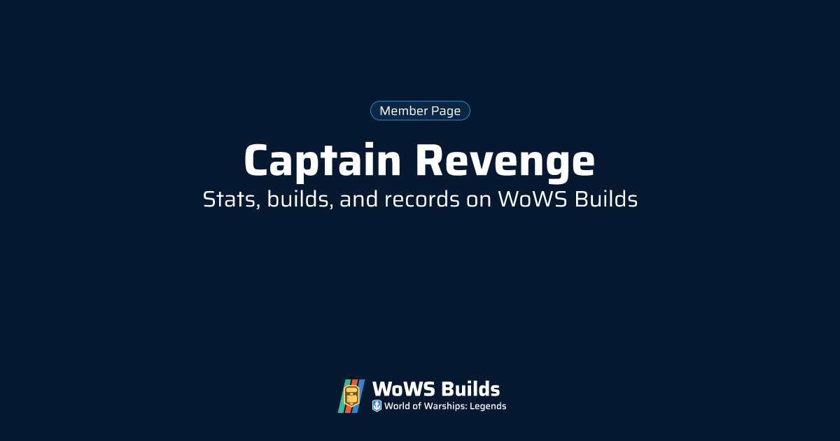 Captain Revenge - WoWS Builds Profile