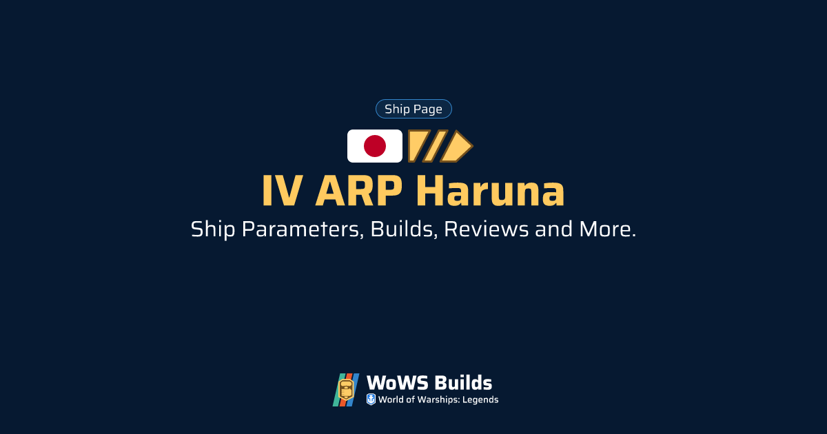 IV ARP Haruna - WoWS: Legends | Stats + Builds | Tier IV Battleship