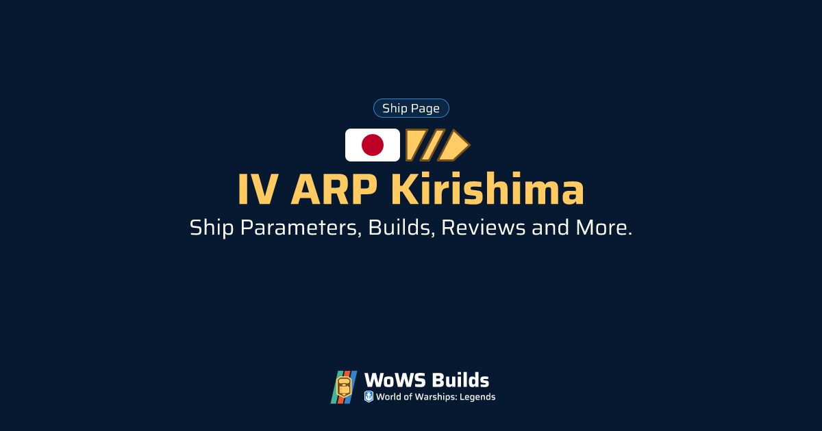 IV ARP Kirishima - WoWS: Legends | Stats + Builds | Tier IV Battleship