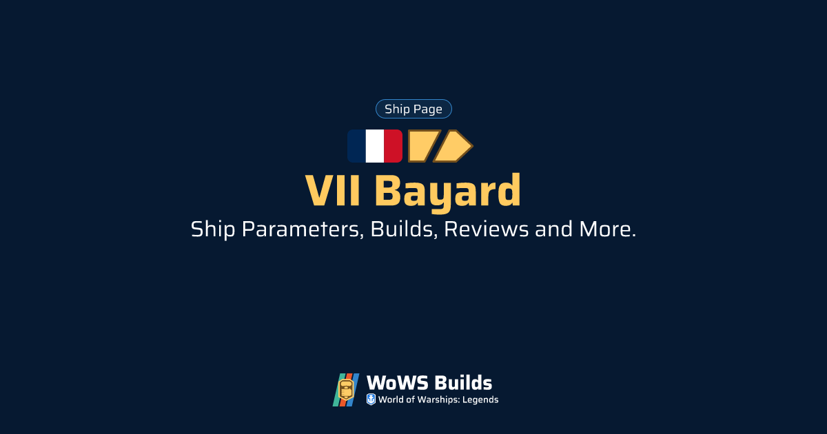 VII Bayard - WoWS: Legends | Stats + Builds | Tier VII Cruiser