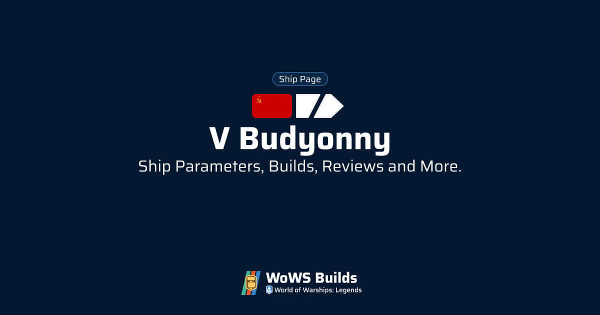 V Budyonny - WoWS: Legends | Stats + Builds | Tier V Cruiser