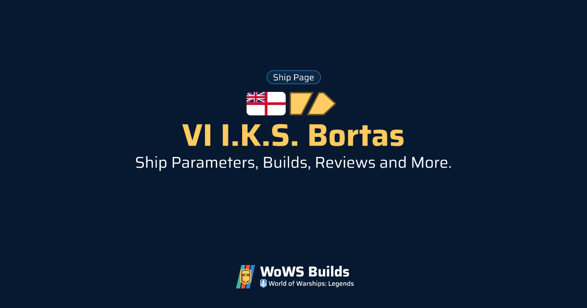VI I.K.S. Bortas - WoWS: Legends | Stats + Builds | Tier VI Cruiser