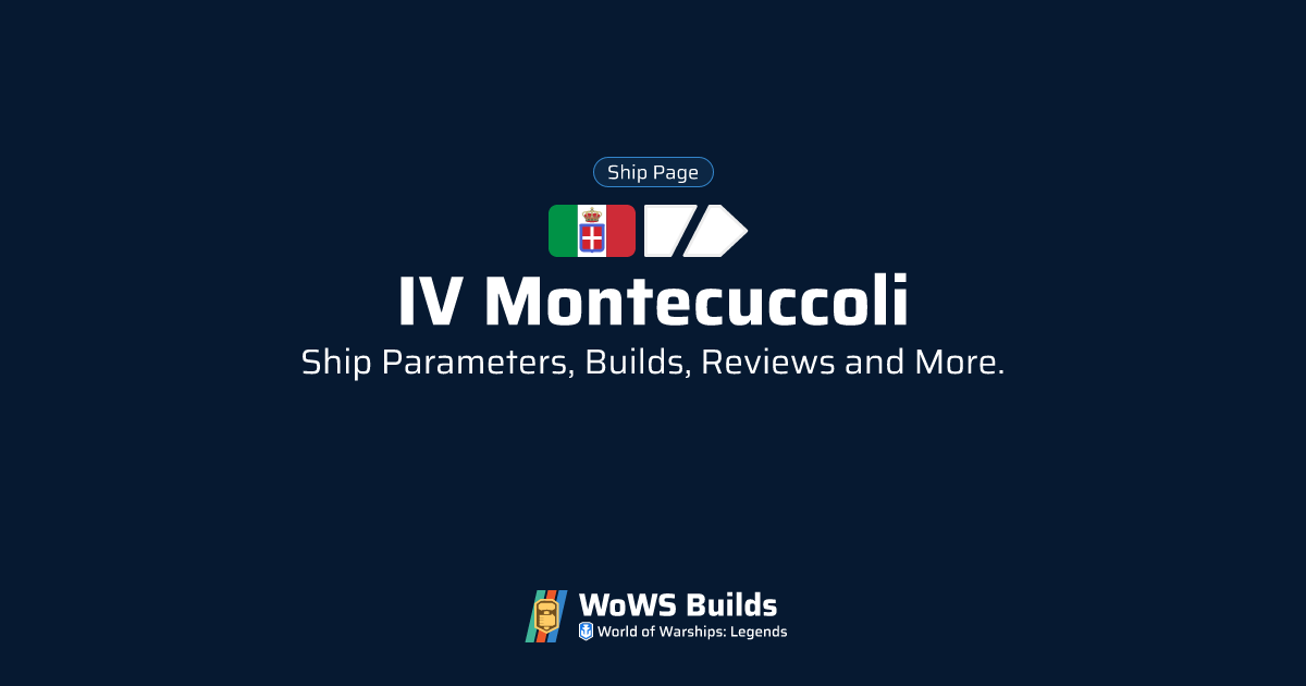 IV Montecuccoli - WoWS: Legends | Stats + Builds | Tier IV Cruiser