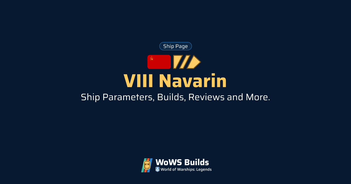 VIII Navarin - WoWS: Legends | Stats + Builds | Tier VIII Battleship