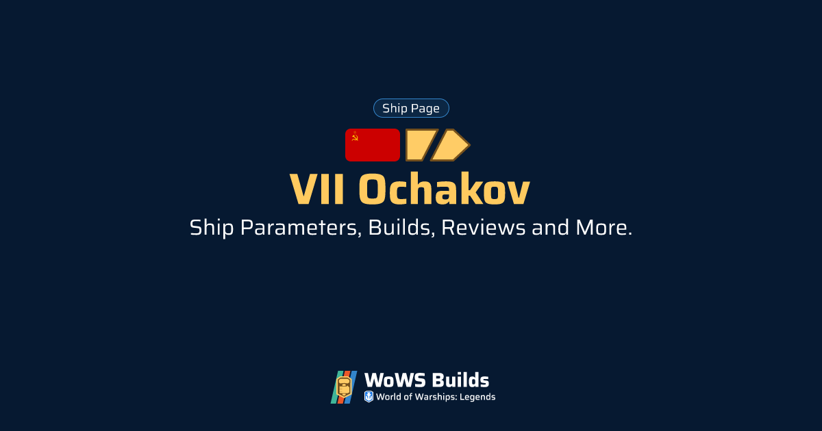 VII Ochakov - WoWS: Legends | Stats + Builds | Tier VII Cruiser